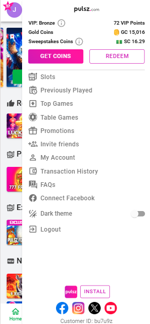 How to Locate Your Customer ID – Pulsz